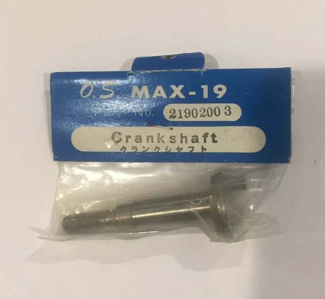 OS MAX - 0,19 arbre de manivelle moteur brillant - 21902003 - Sac 3 EUR 16,30 - PicClick FR