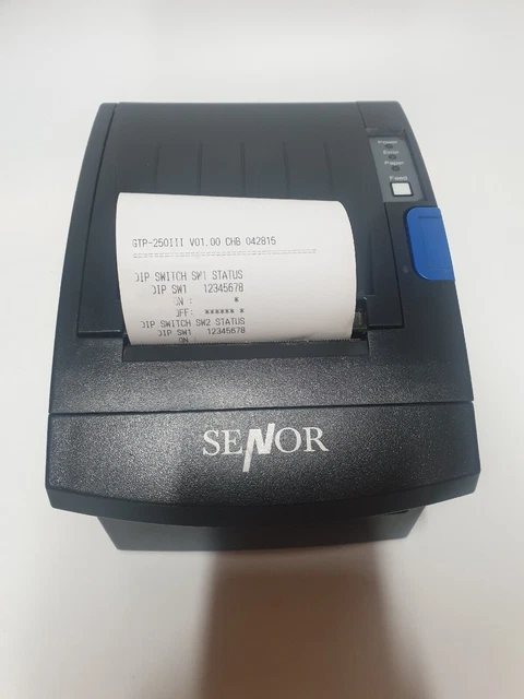 SENOR GTP-250 THERMAL Receipt USB Serial Network Printer POS --NO POWER ...