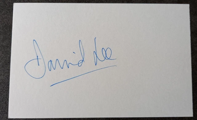 RARE HAND SIGNED White Card DAVID LEE of CHELSEA AUTOGRAPH EXC £4.99 ...