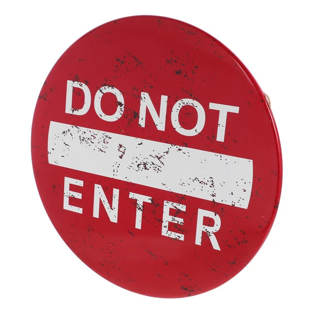 NO ENTRY SIGN Vintage Do Not Enter Sign Adorn Wall Sign £13.95 ...