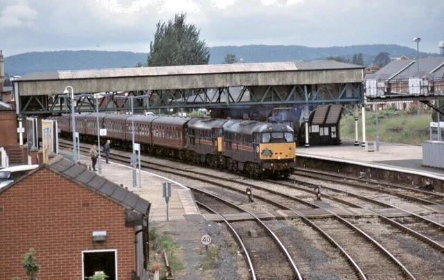 35MM SLIDE BR British Railways Diesel Loco Class 31 31602+31452 ...