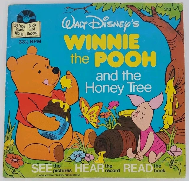 WALT DISNEY'S WINNIE the Pooh & the Honey Tree 24pg Read Along Book ...