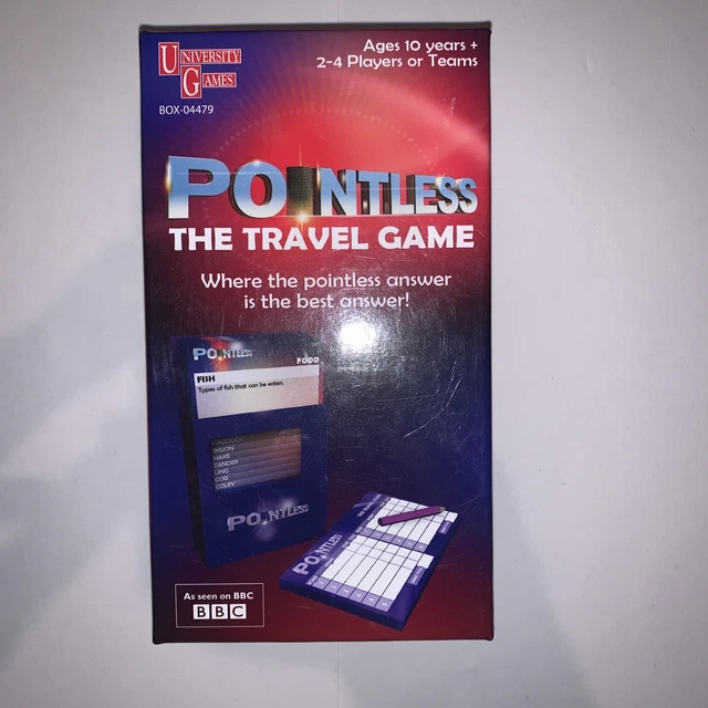 POINTLESS TRAVEL GAME British BBC TV Quiz Game Show PRE-OWNED £4.49 ...