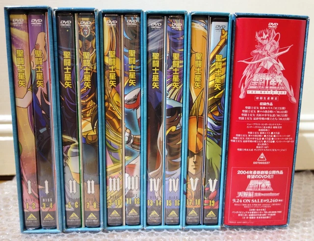 ORIGINAL JAPANESE TOEI Saint Seiya DVD-Box Complete Series 5 Box ...