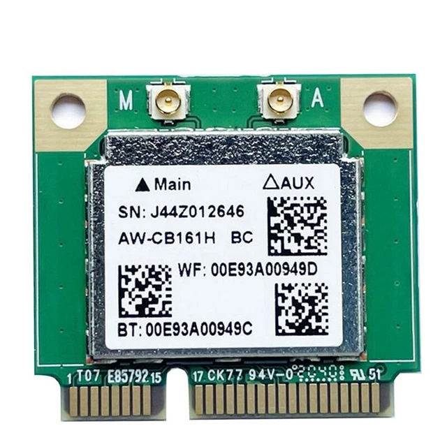 DUAL BAND REALTEK RTL8821 AW-CB161H Wifi Wlan Card Bluetooth 4.0 Combo ...