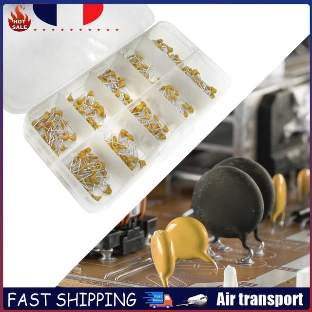 # 300PCS CAPACITORS 50V Monolithic Ceramic Capacitor Kit for Electronic ...