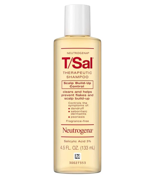 NEUTROGENA T/SAL THERAPEUTIC Shampoo for Scalp Build-Up Psoriasis ...