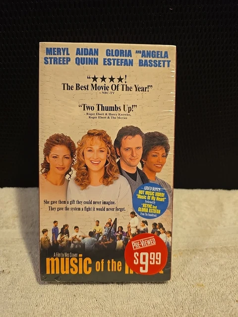 MUSIC OF THE Heart VHS VCR Video Tape Movie Meryl Streep BLOCKBUSTER ...