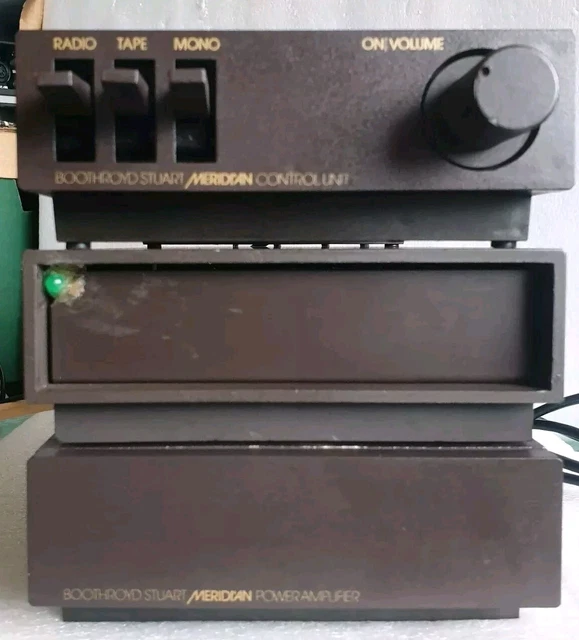 BOOTHROYD STUART MERIDIAN 101 Preamplifier, 103 Power Amplifier & 103.5 ...