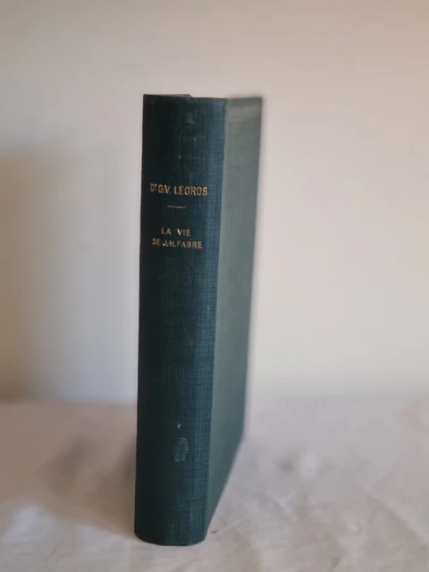 ANCIEN LIVRE LA Vie De J.H Fabre Naturaliste EUR 10,50 - PicClick FR