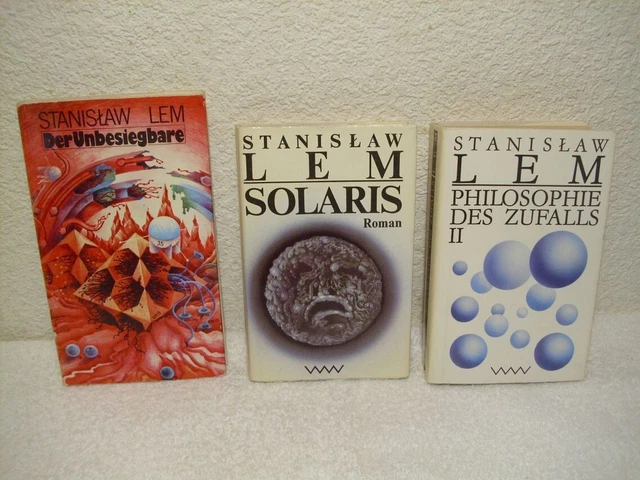 STANISLAW LEM: BÜCHER-KONVOLUT-DER Unbesiegbare-Solaris-Philosophie des ...