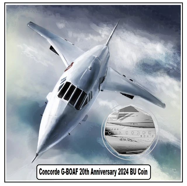 CONCORDE G-BOAF 20TH Anniversary 2024 BU Coin, BRAND NEW (ONLY ONE ...