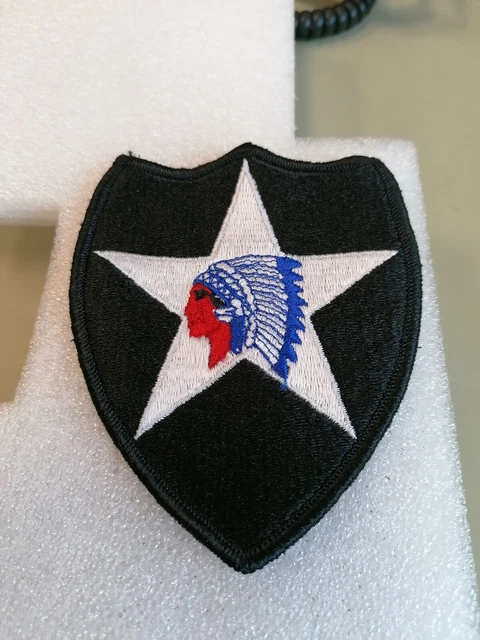 PATCH ARMEE US 2nd INFANTRY DIVISION INDIAN HEAD original 2 EUR 6,00 ...