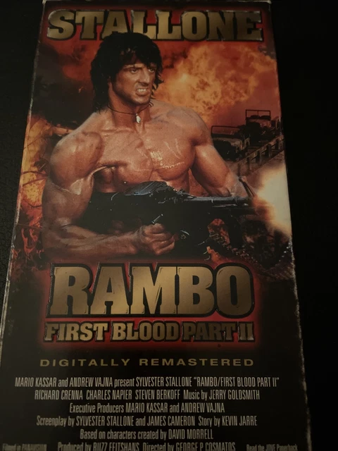 RAMBO - FIRST Blood Pt. 2 (VHS) Digitally Remastered (1999) £5.09 - PicClick UK