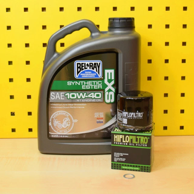 YAMAHA TOUS MODÈLES Oelwechselset Huile Filtre Bel Ray Exs 10w40 YZF R1 FZ1 FZ8 EUR 101,22 ...