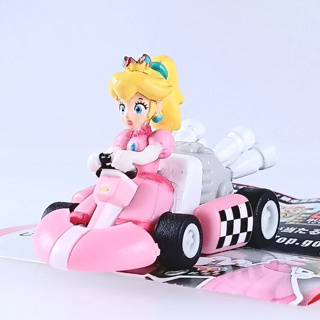 PRINCESS PEACH MARIO Kart Wii × Boss Pull Back Car Mini Figure dal ...