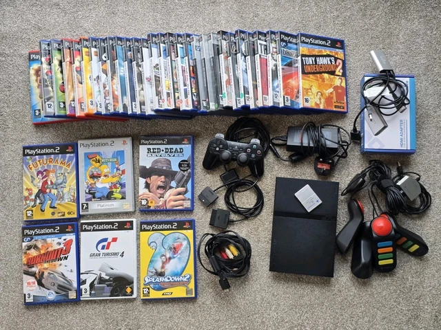 PLAYSTATION 2 PS2 MASSIVE BUNDLE - Console, 35 Games And Accesories £ ...