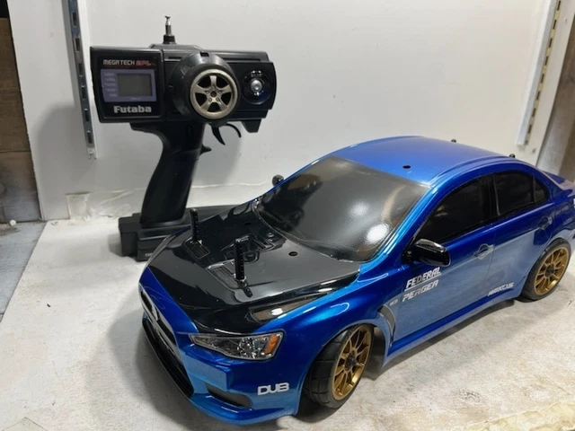 TAMIYA 1/10 ELECTRIC RC TB-03 Chassis Completed Mitsubishi Lancer ...