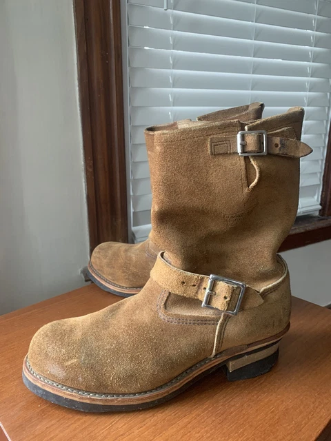 RARE MODEL | Red Wing 9D Roughout Muleskinner Steel Toe Engineer Boots ...