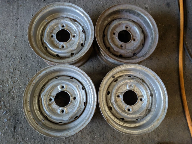 CLASSIC MINI COOPER S Original Dunlop LP918 Reverse Rims - Mk1 Mk2 Mk3 ...
