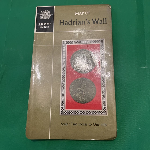 ORDNANCE SURVEY MAP Of Hadrian's Wall 1975 £7.95 - PicClick UK