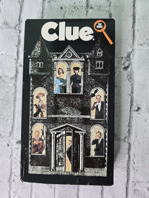 CLUE THE MOVIE VHS 1985 Vintage Rare Tim Curry Madeline Kahn ...