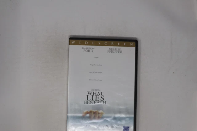 WHAT LIES BENEATH DVD Widescreen Harrison Ford Michelle Pfeiffer $11.19 ...