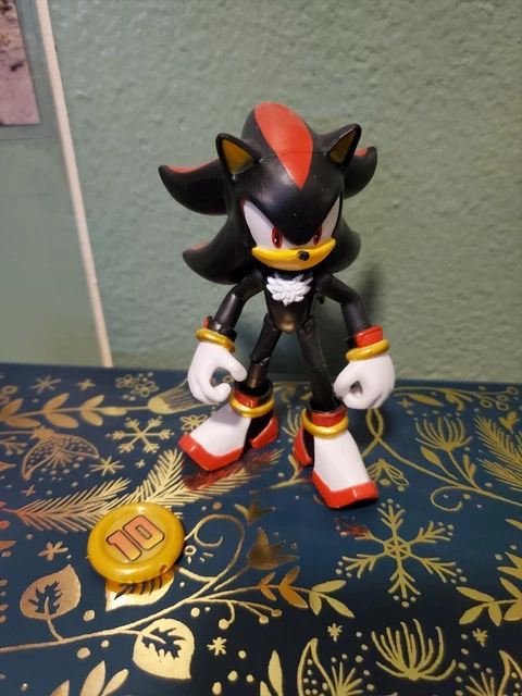 JAKKS PACIFIC ARTICULATED SHADOW THE HEDGEHOG Action Figure Sonic Toy ...