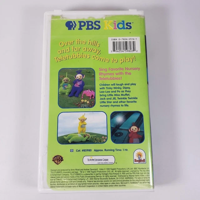 TELETUBBIES NURSERY RHYMES VHS Tape - PBS Kids Movie £6.30 - PicClick UK