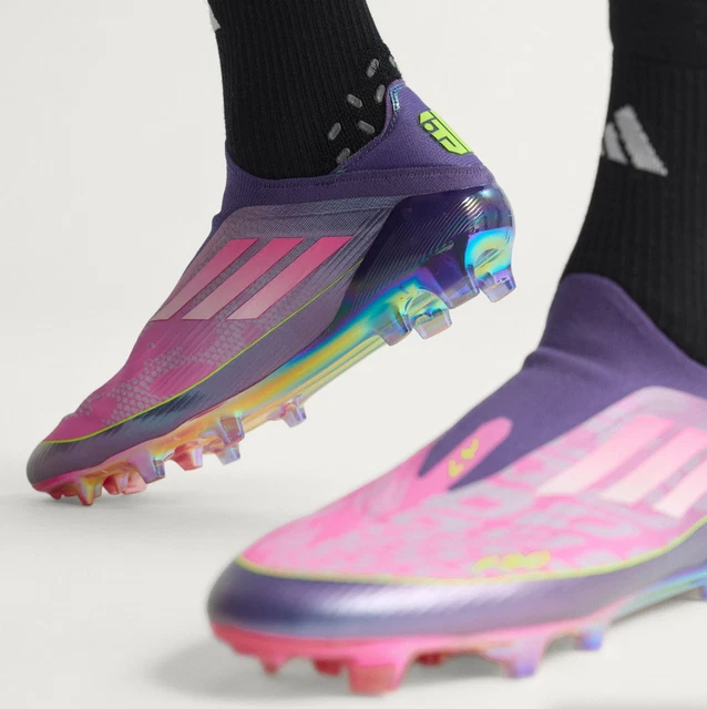 ADIDAS F50 ELITE LL FG LY Lamine Yamal Laceless Lila 304 JS0560 Gr. 40 ...