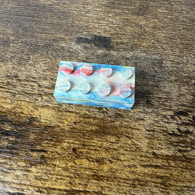 STAMPO DI PROVA in fabbrica mattoncini Lego Grangemouth anni '70 colore ...