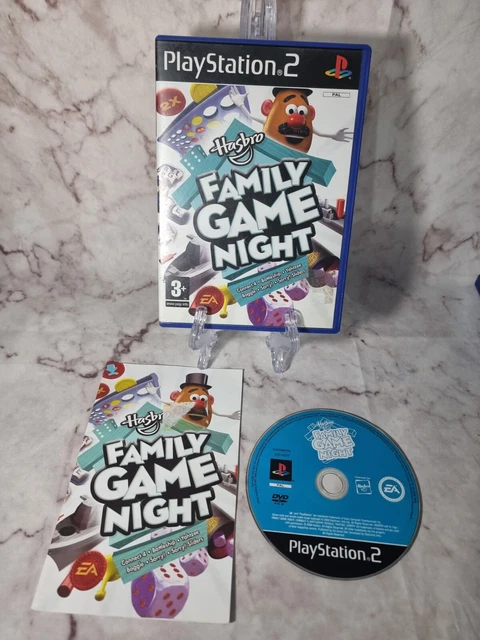 HASBRO FAMILY GAME Night PlayStation 2 (PS2) Game Complete with Manual ...