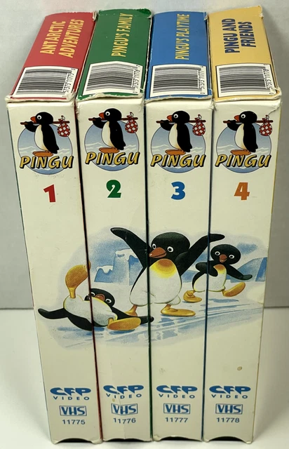 PINGU VHS TAPES Vol 1-4 Tested $54.99 - PicClick CA