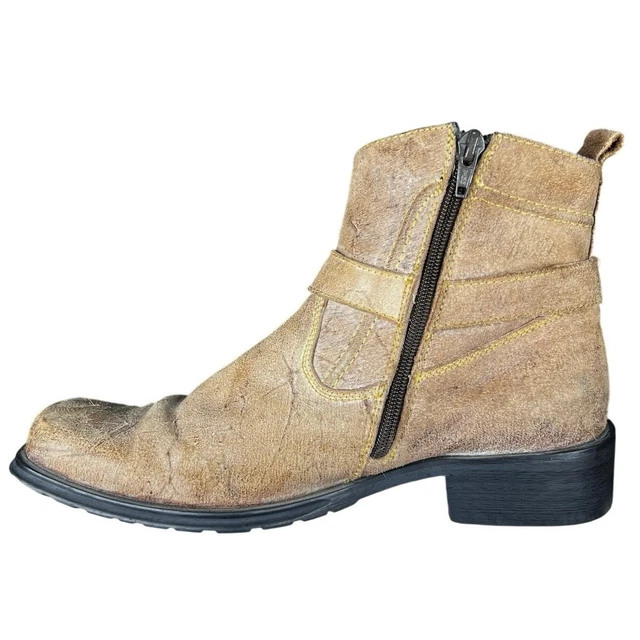 BED STU MEN’S Tan Suede Harness Chelsea Boots Size US 11 £107.92 ...