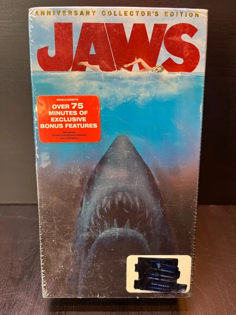 JAWS (VHS, 2000, 2-Tape Set, Anniversary Collectors Edition Double-Pack ...