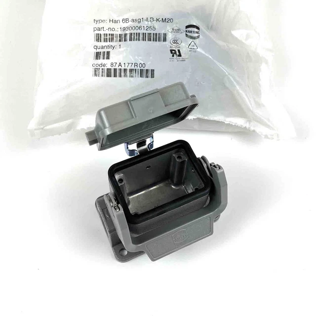 HARTING HAN 6B-ASG1-LB-K-M20 Enclosure, Base/plinth Enclosure 19300061255, Original Packaging £ ...