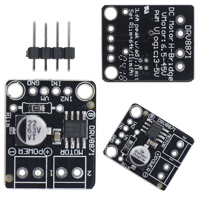 DRV8871 H-BRIDGE DC Motor Driver Board PWM Control Module für Arduino ... DRV8871 H-BRIDGE DC Motor Driver Board PWM Control Module für Arduino ...