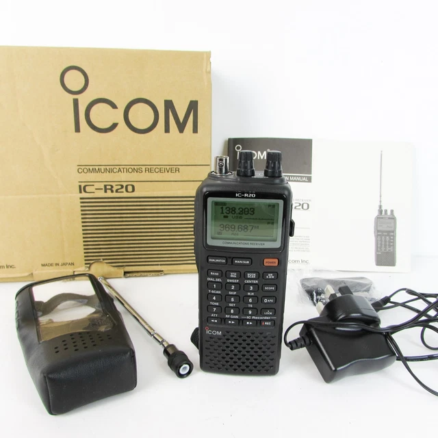 ICOM IC-R20 SCANNER/RECEIVER £259.00 - PicClick UK