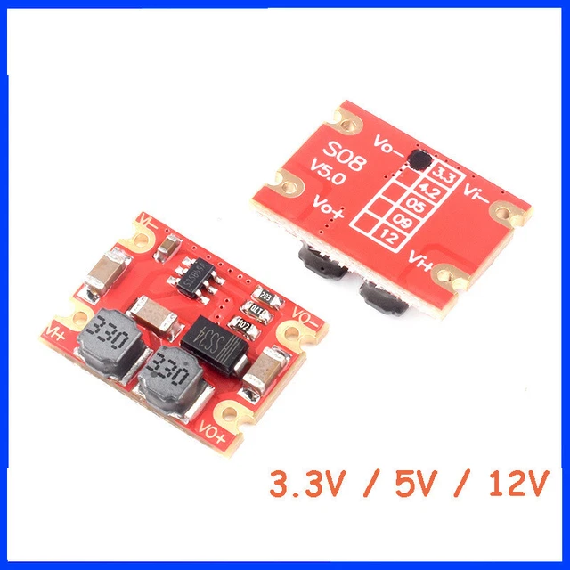 DC-DC BUCK CONVERTER Step Down Adjustable Power Supply Module Output 3 ...