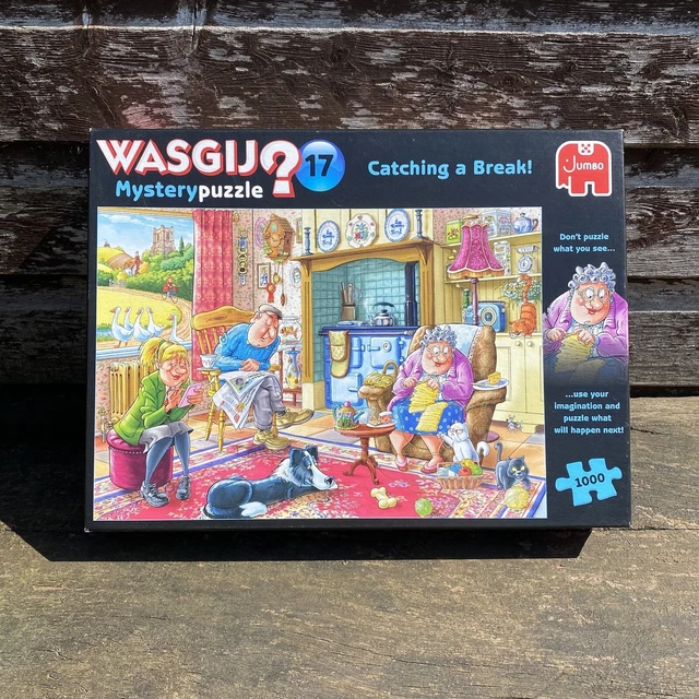 JUMBO WASGIJ? CATCHING A Break! Mystery Puzzle No.17: 1000 Piece Jigsaw ...