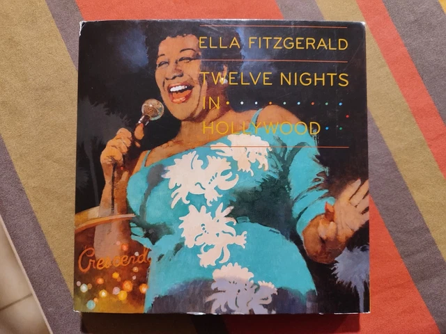 RARE COFFRET 4 x CD ELLA FITZGERALD - TWELVE NIGHTS IN ... HOLLYWOOD ...