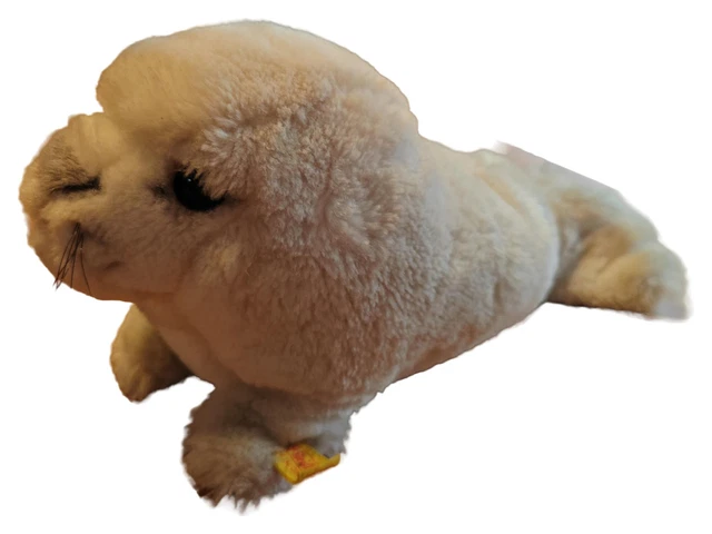 STEIFF PELUCHE PHOQUE Beige 15cm Doux et Câlin EUR 10,95 - PicClick FR