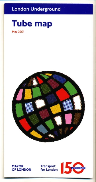 LONDON UNDERGROUND TUBE MAP MAY 2013 Station Index,Transport,Journey ...