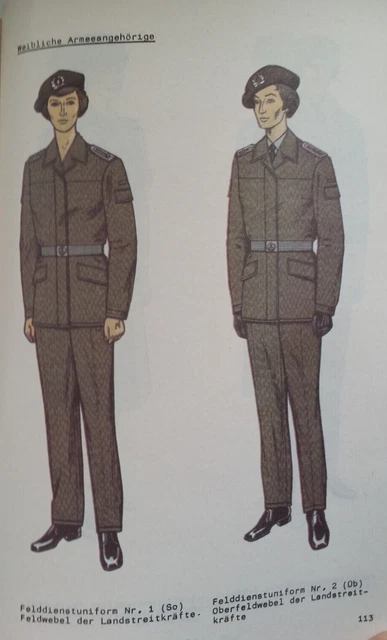 NVA DDR DIENSTVORSCHRIFT DV 010/0/005 Uniformarten und ihre Trageweise ...