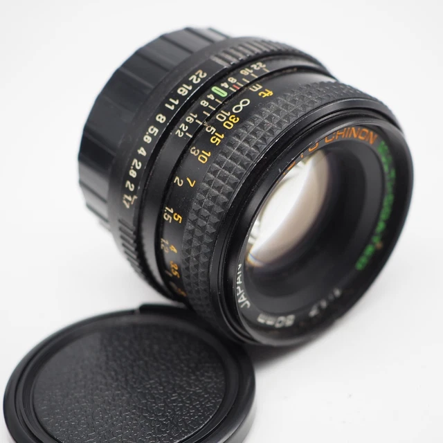 PENTAX K MOUNT fit Auto Chinon 50mm 1:1.7 prime lens, fits PK mount ...