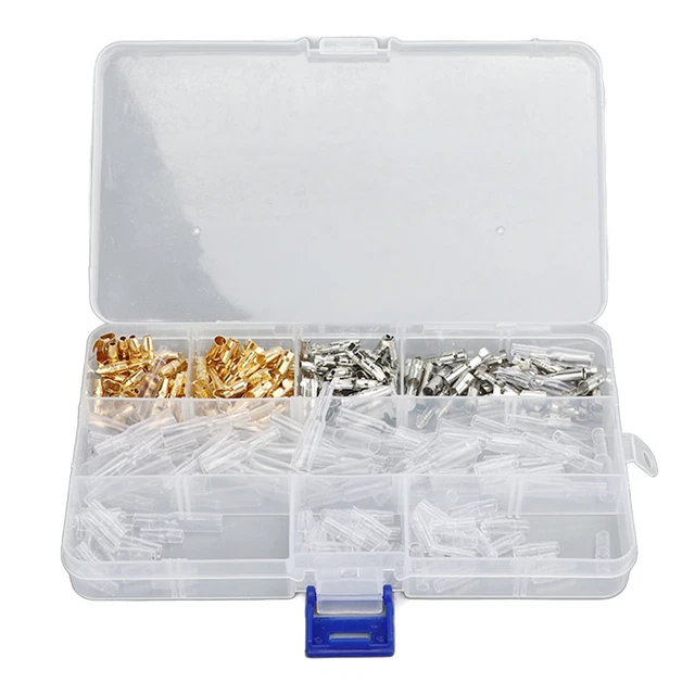 WIRE TERMINAL CONNECTOR Cold Pressed 240Pcs Male Female Crimp Terminal ...