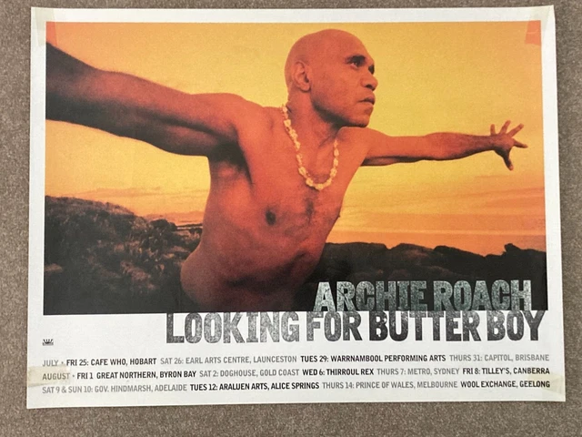 ARCHIE ROACH. RARE ORIGINAL Australian TOUR/Concert/Gig poster (1997 ...
