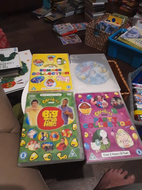 BBC CBEEBIES BIG Fun Time Summer Party Christmas DVD Bundle Childrens ...