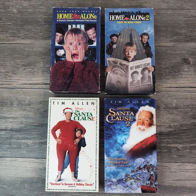 CHRISTMAS VHS LOT Home Alone Santa Clause 1 & 2 All Tested Films 2 ...