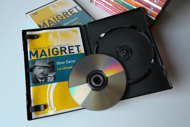 LE INCHIESTE DEL COMMISSARIO MAIGRET serie completa 18 DVD con GINO ...